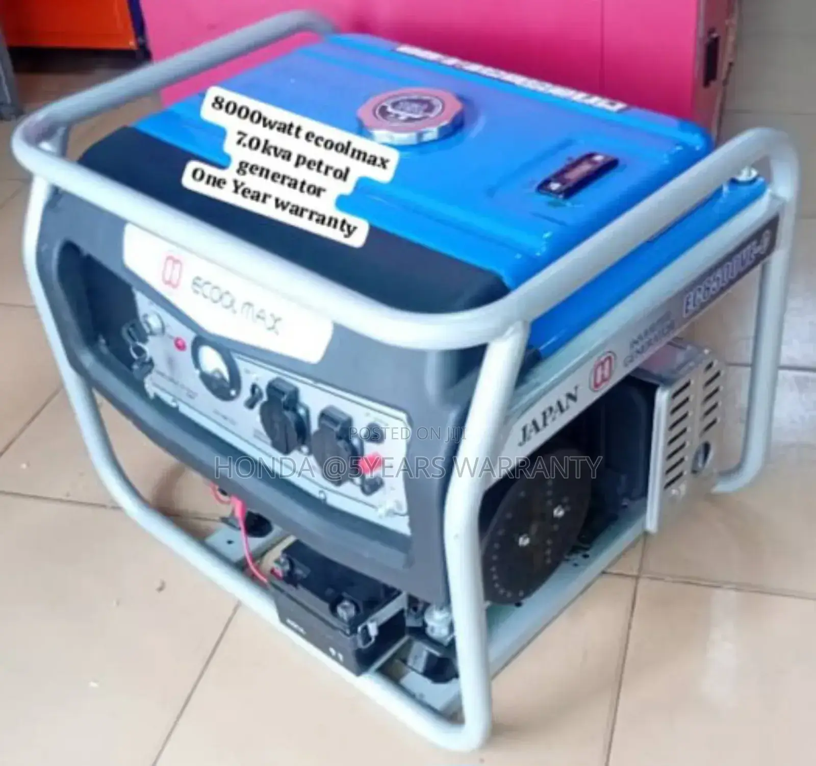 Japan Made Ecoolmax Generator 7.0kva 8000watt Petrol 7.0kva in Accra ...