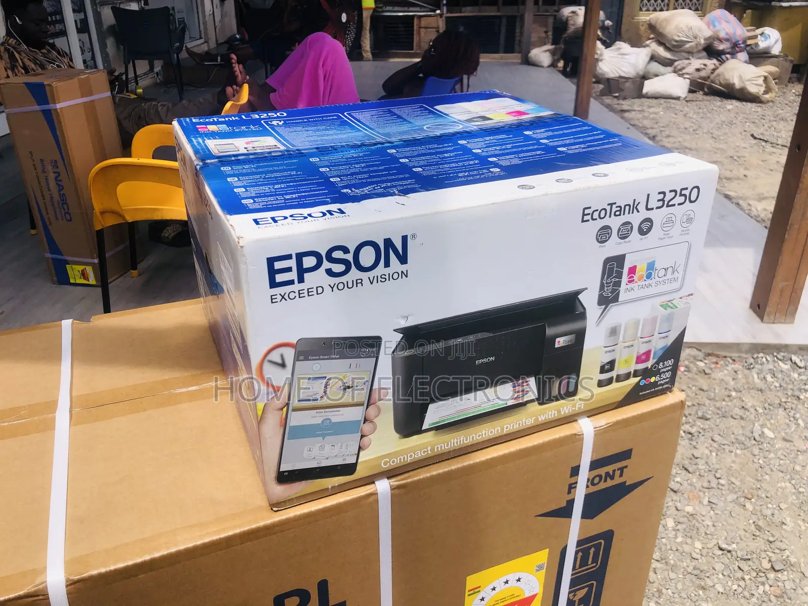 Epson L3250 A4 Paper Ecotank Color 3 In 1 Inkjet Printer in Adabraka ...