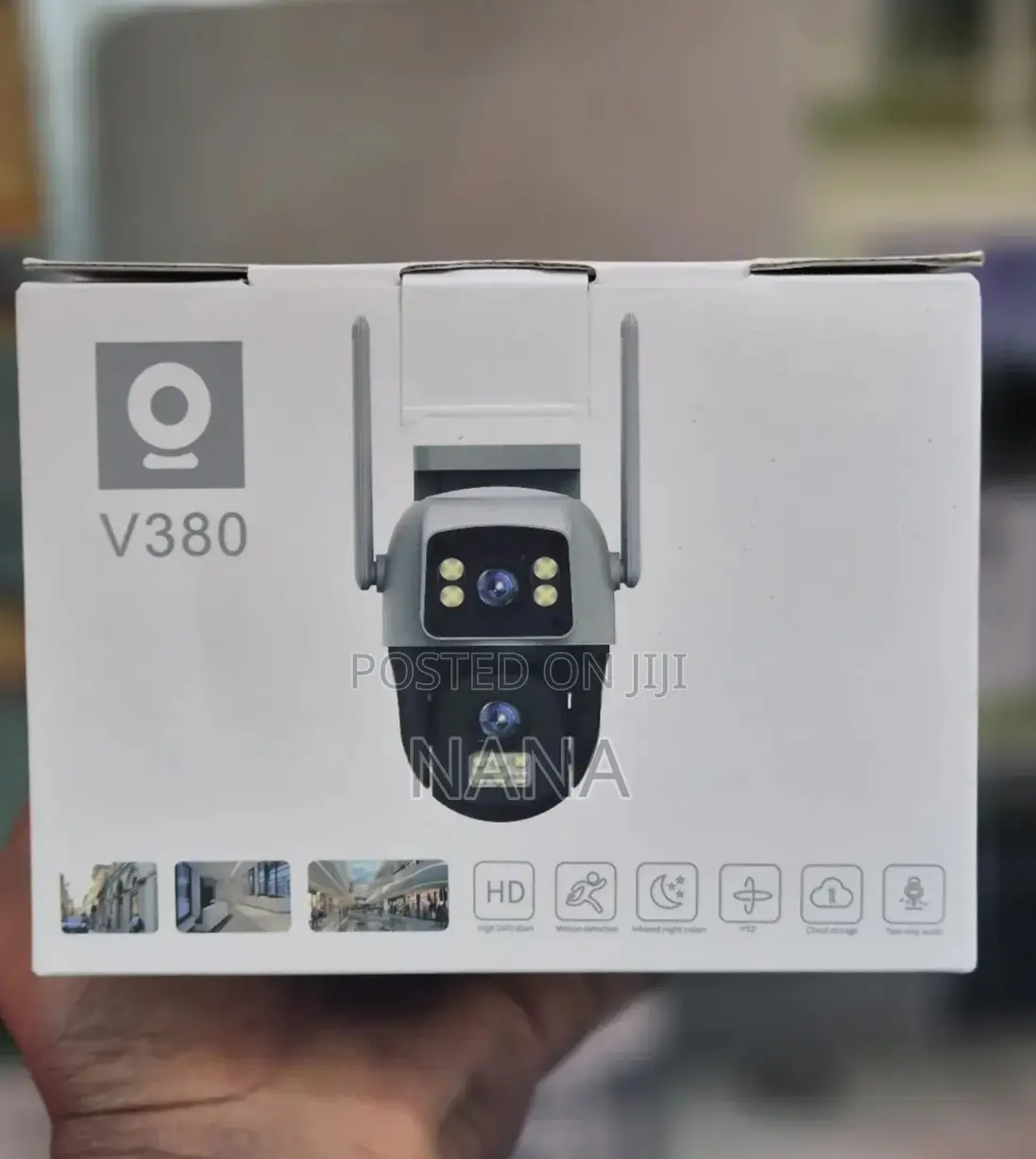 V380. Dual Lens Hd, CCTV Camera. in Tema Metropolitan - Security ...