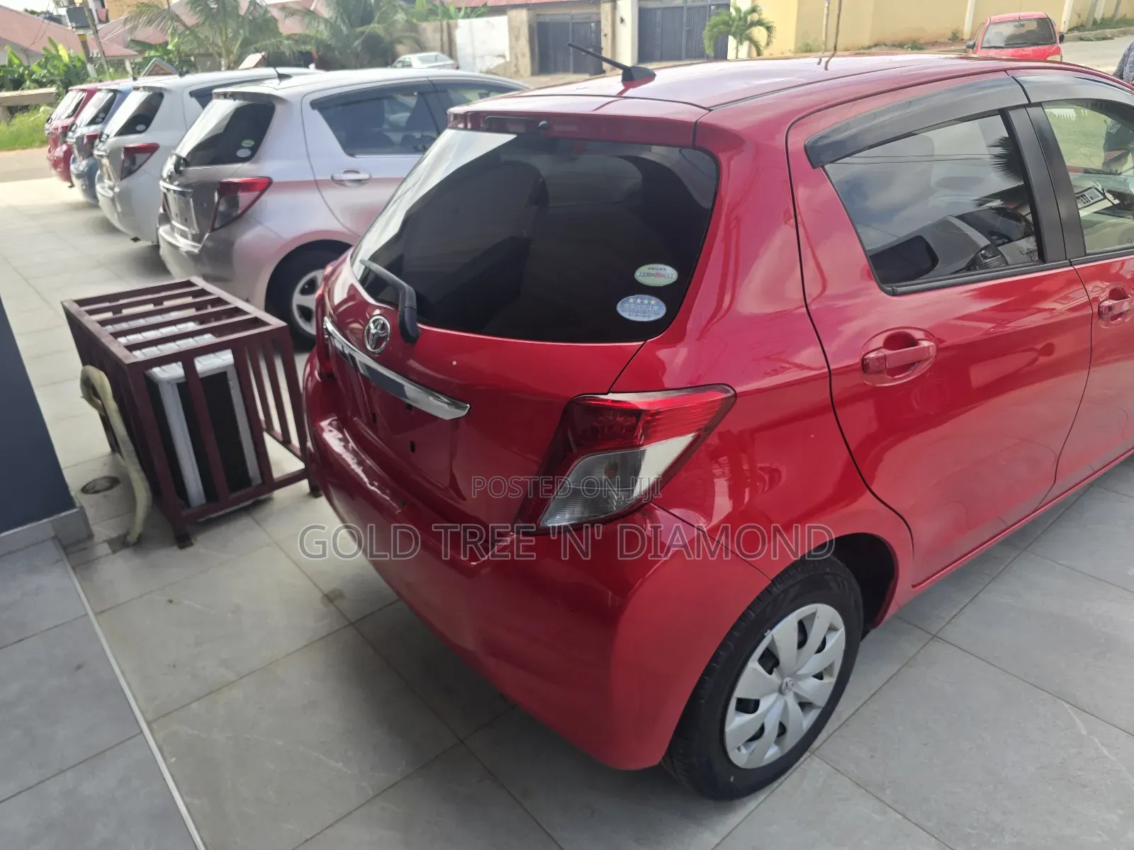 Toyota Vitz 2014 Red in Achimota - Cars, Nyamedea Motor's | Jiji.com.gh