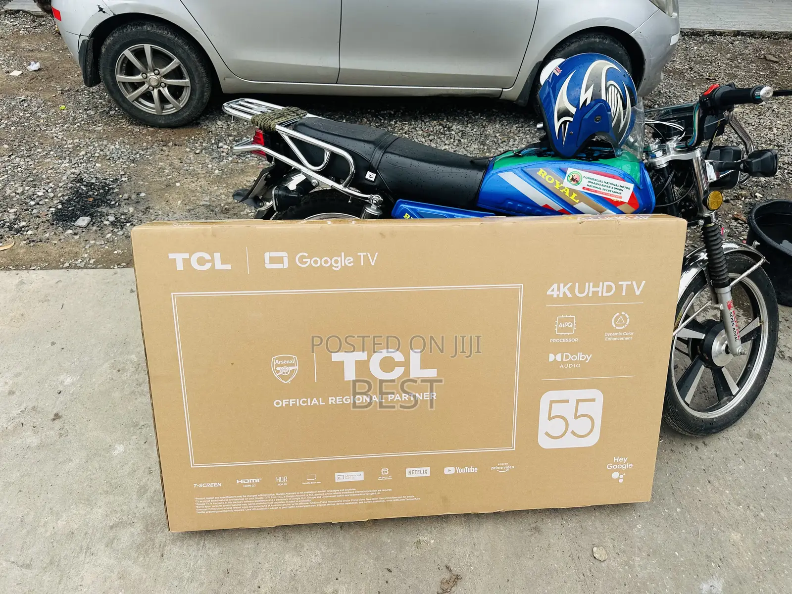 Ultra Hd TCL 55”Smart Sat Google Bluetooth HDR Slim Tv in Accra ...