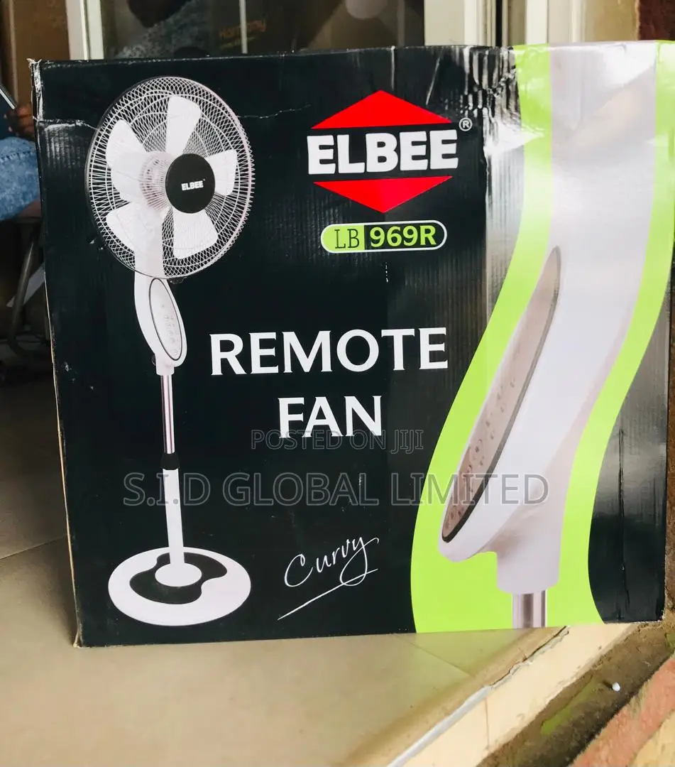 Keep Your Space Cool Elbee 16" High Performance Remote Fan in Accra New ...