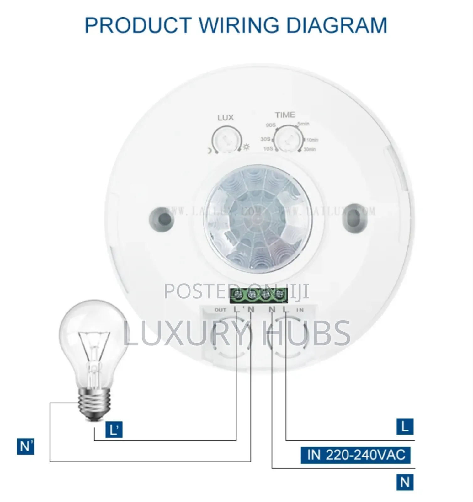 360° Adjustable Led Light Sensor Switch in Accra Metropolitan - Home ...