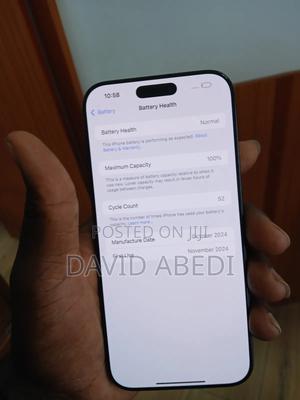 Apple iPhone 16 Pro Max 256 GB Black in Accra Metropolitan - Mobile Phones, Yakubu Phones | Jiji ...