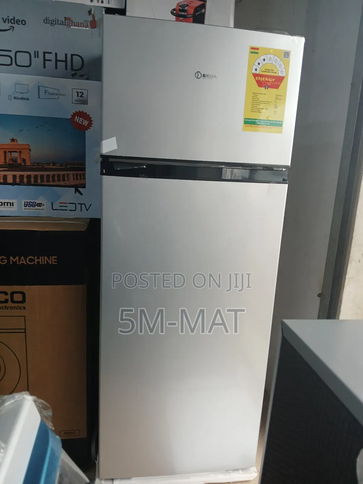 Sigma Stdf-220 Double Door Top Freezer Refrigerator – 207l in Accra New ...