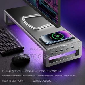 Monitor Stand With Wireless Charger and Usb Ports in Tema Metropolitan ...