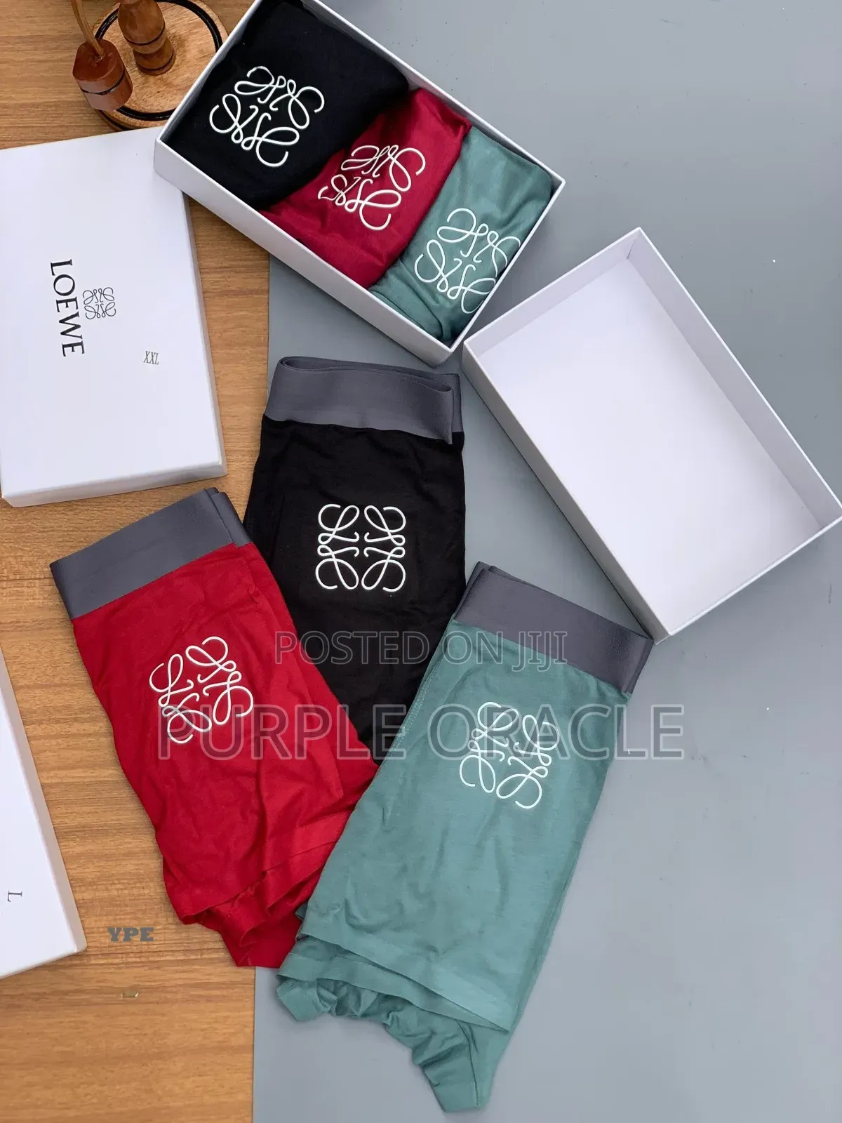 Loewe Anagram Logo Underwear Gift Set in Accra Metropolitan - Clothing, Purple Oracle | Jiji.com.gh