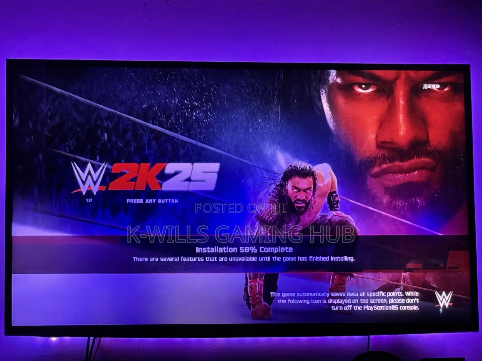 Wwe 2k25 Ps5/Ps4 Game Installation in Kumasi Metropolitan - Video Games ...