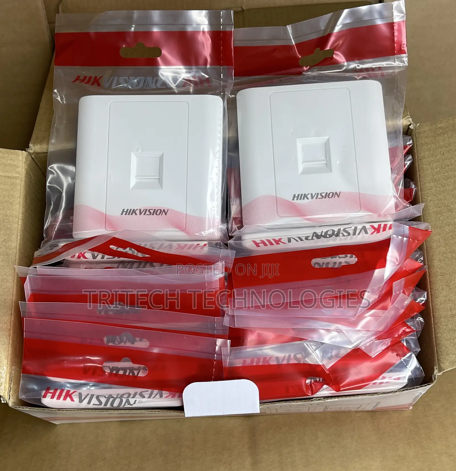 Hikvision Cat6 Copper Face Plate Single With Jack in Lapaz ...