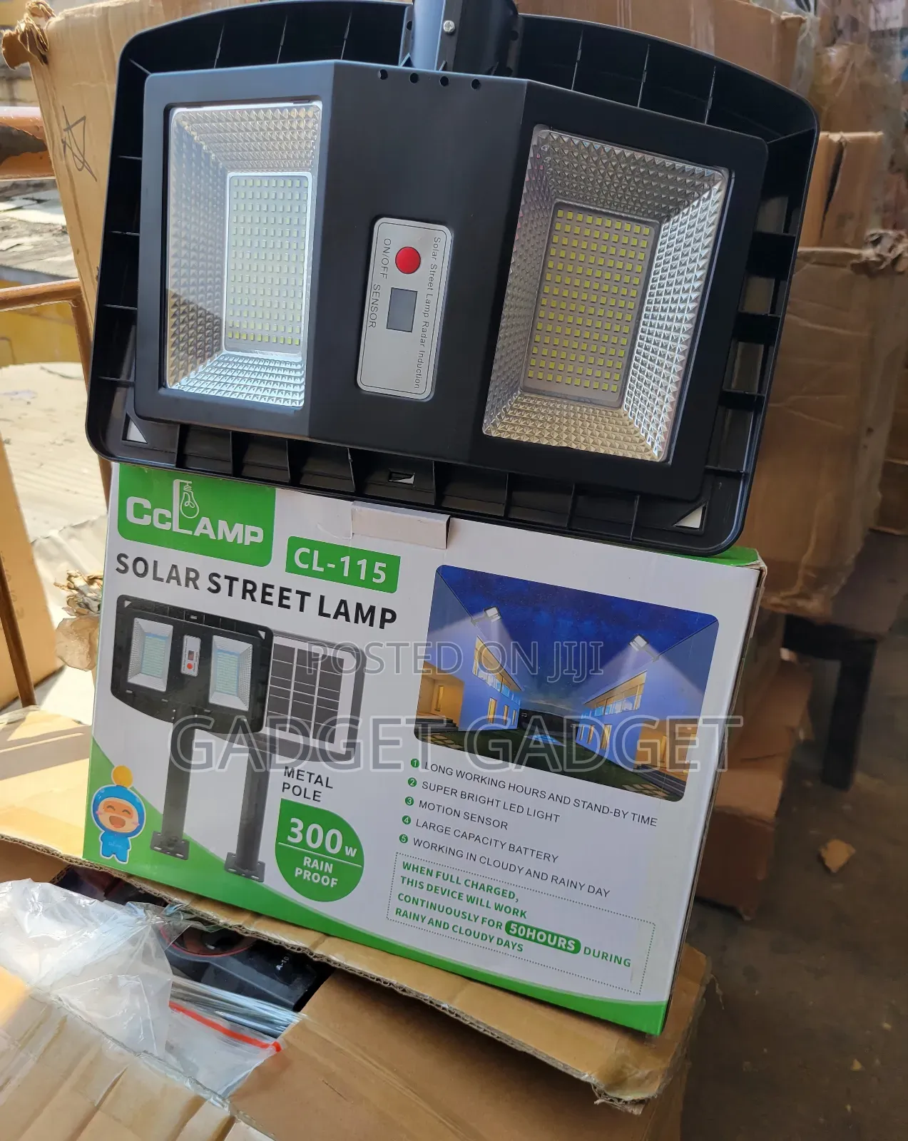 Cl 115 Solar Street Light (300w) for sale - Gadget Gadget Price: GH ...