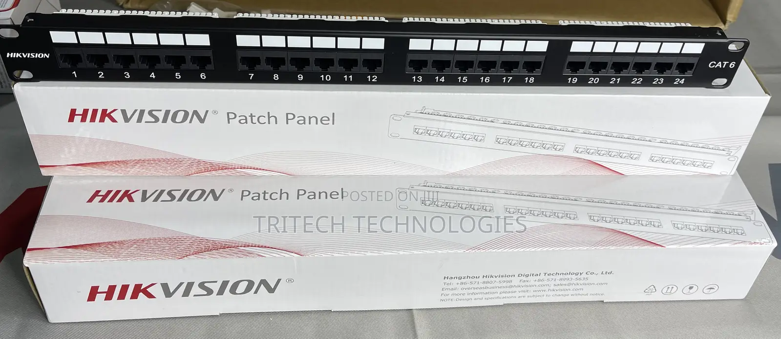 Hikvision Cat6 Patch Panel 24port Gold Plated High Speed in Lapaz ...
