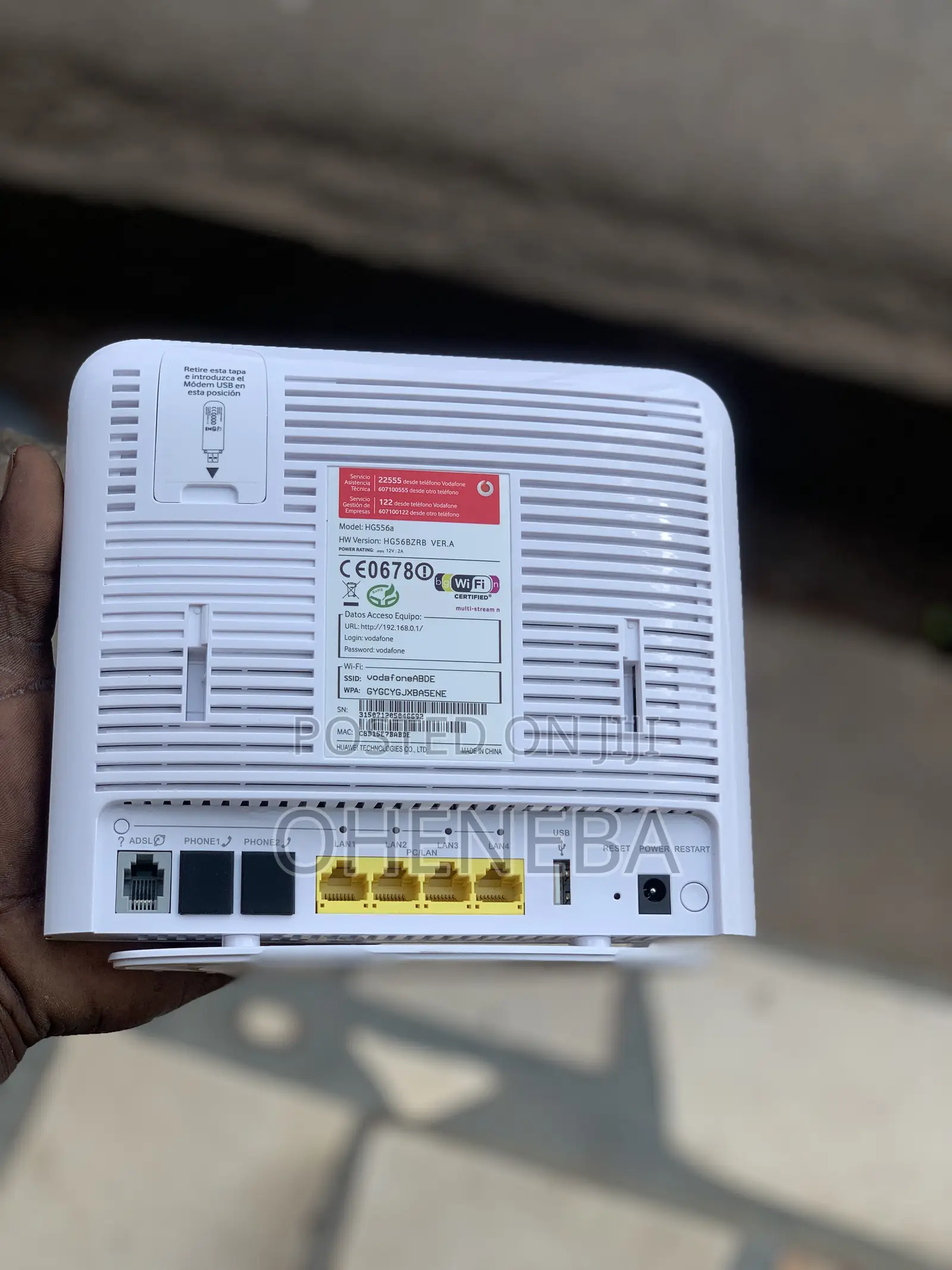 Huawei Hg556a 300mpbs 3g Adsl Router in Kumasi Metropolitan ...