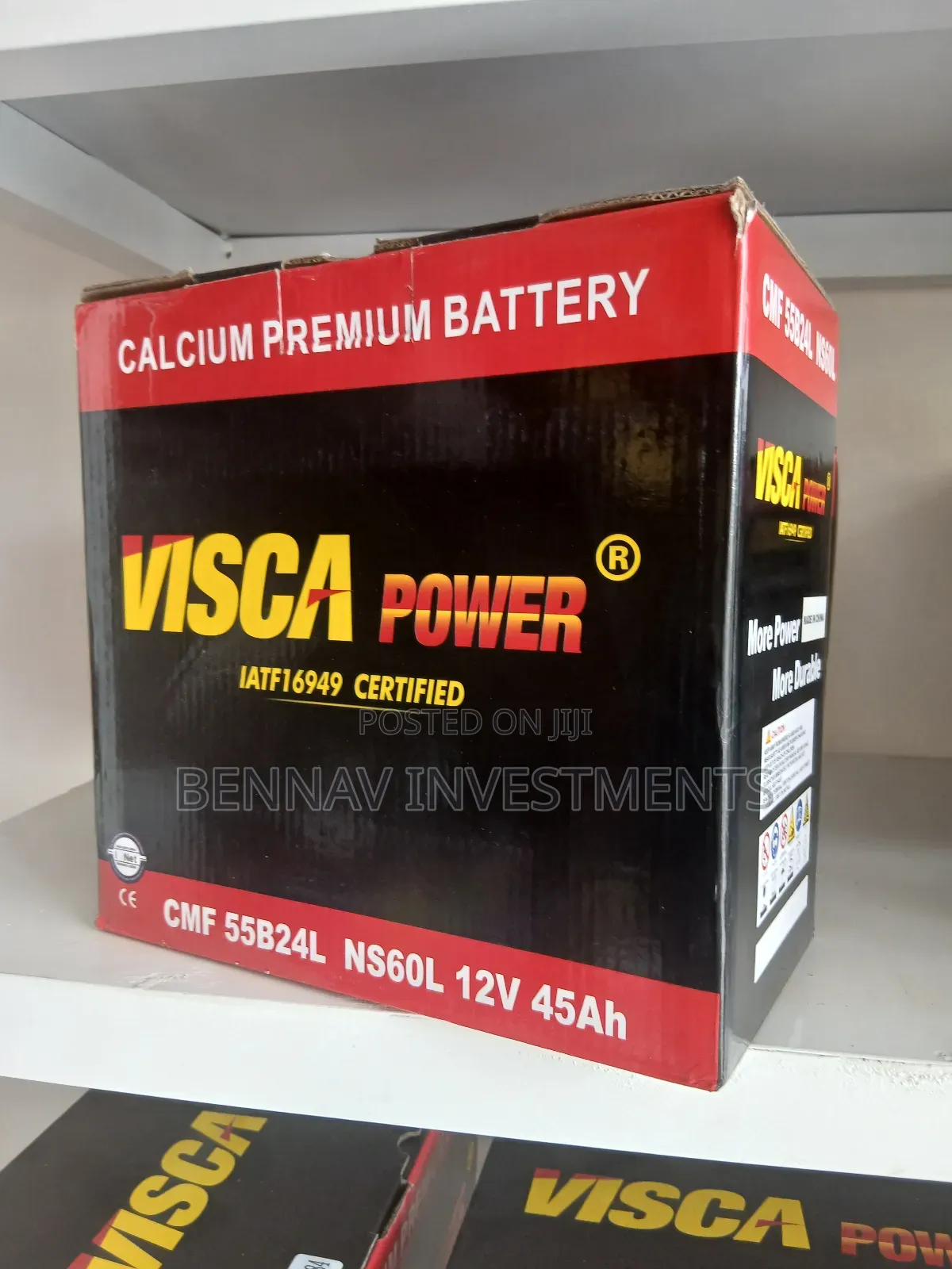 Visca Power 11 Plates Battery 12v 45ah in Haatso - Vehicle Parts ...