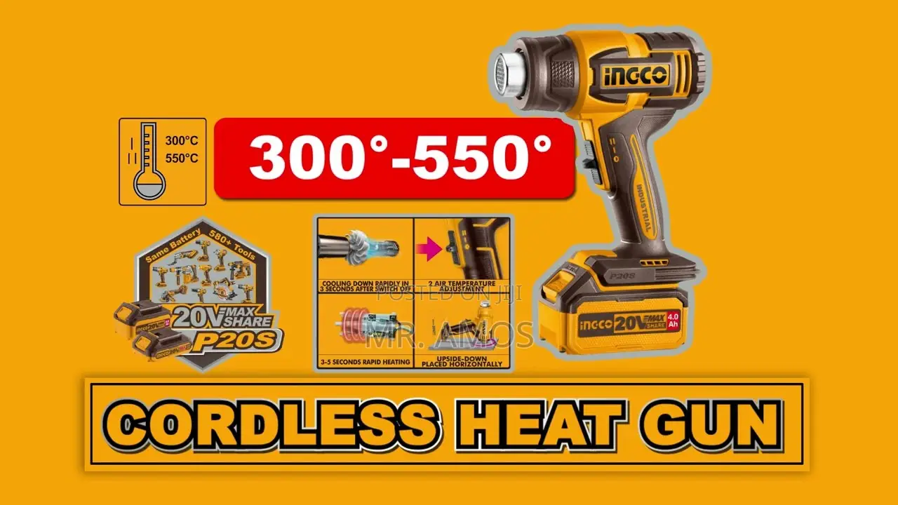 Ingco 20v Cordless Heat Gun - Hgli20065 in Accra Metropolitan ...