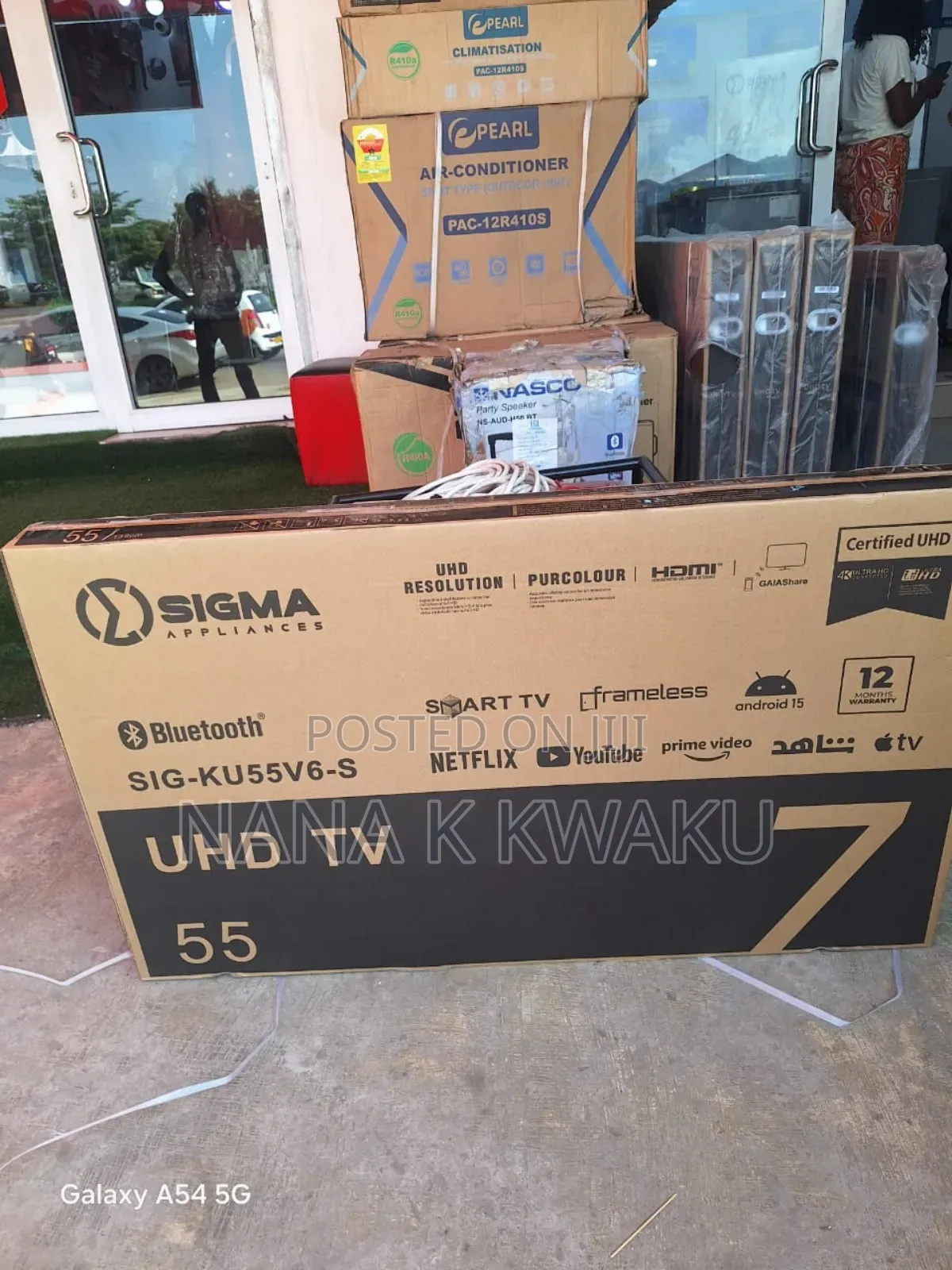 Active_sigma 55inches Smart Uhd Android Tv in Accra Metropolitan - TV ...