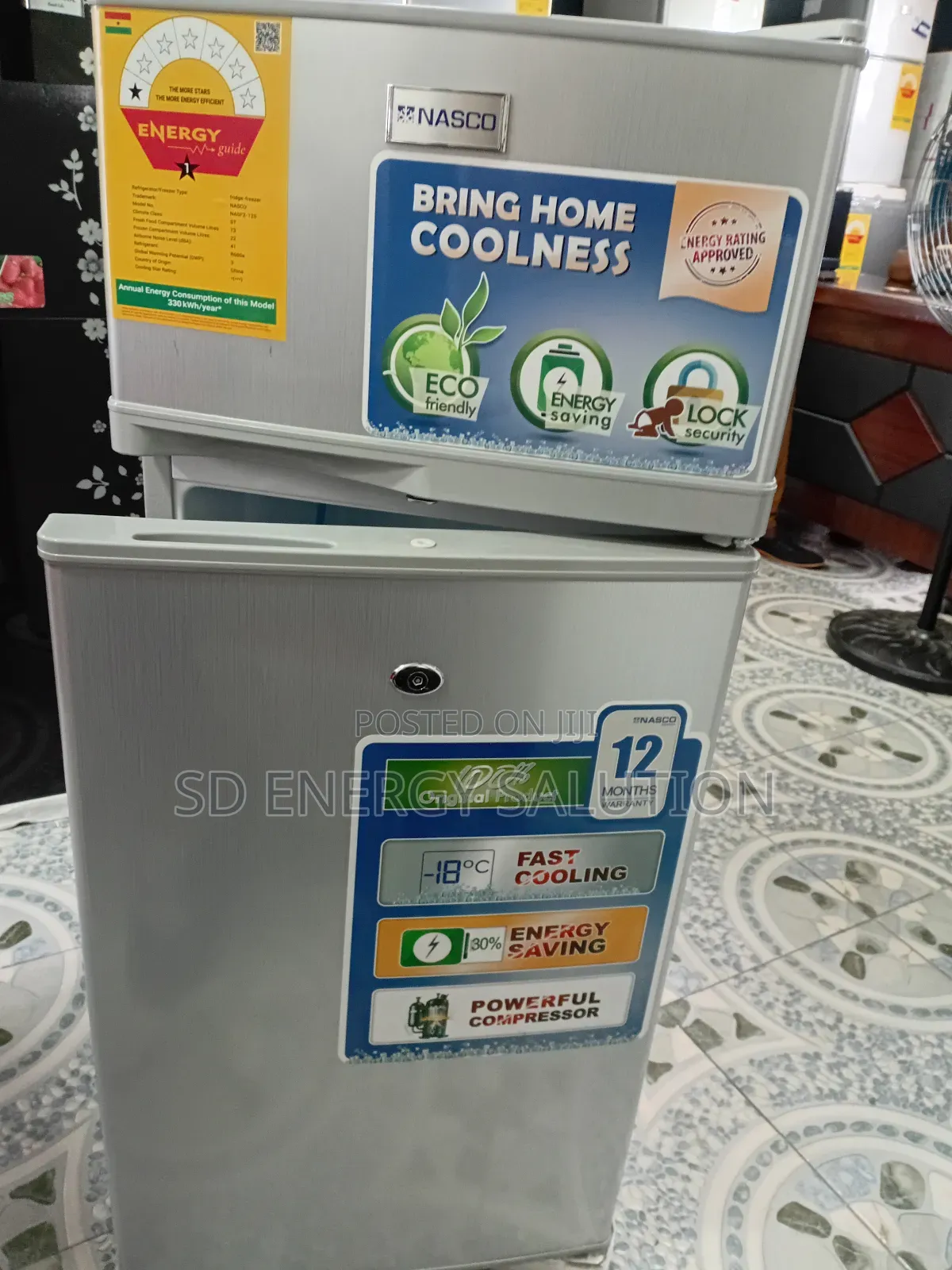 Astonishing 95 Litres Nasco Fridge Freezer Model Nasf2-14s in Apenkwa ...
