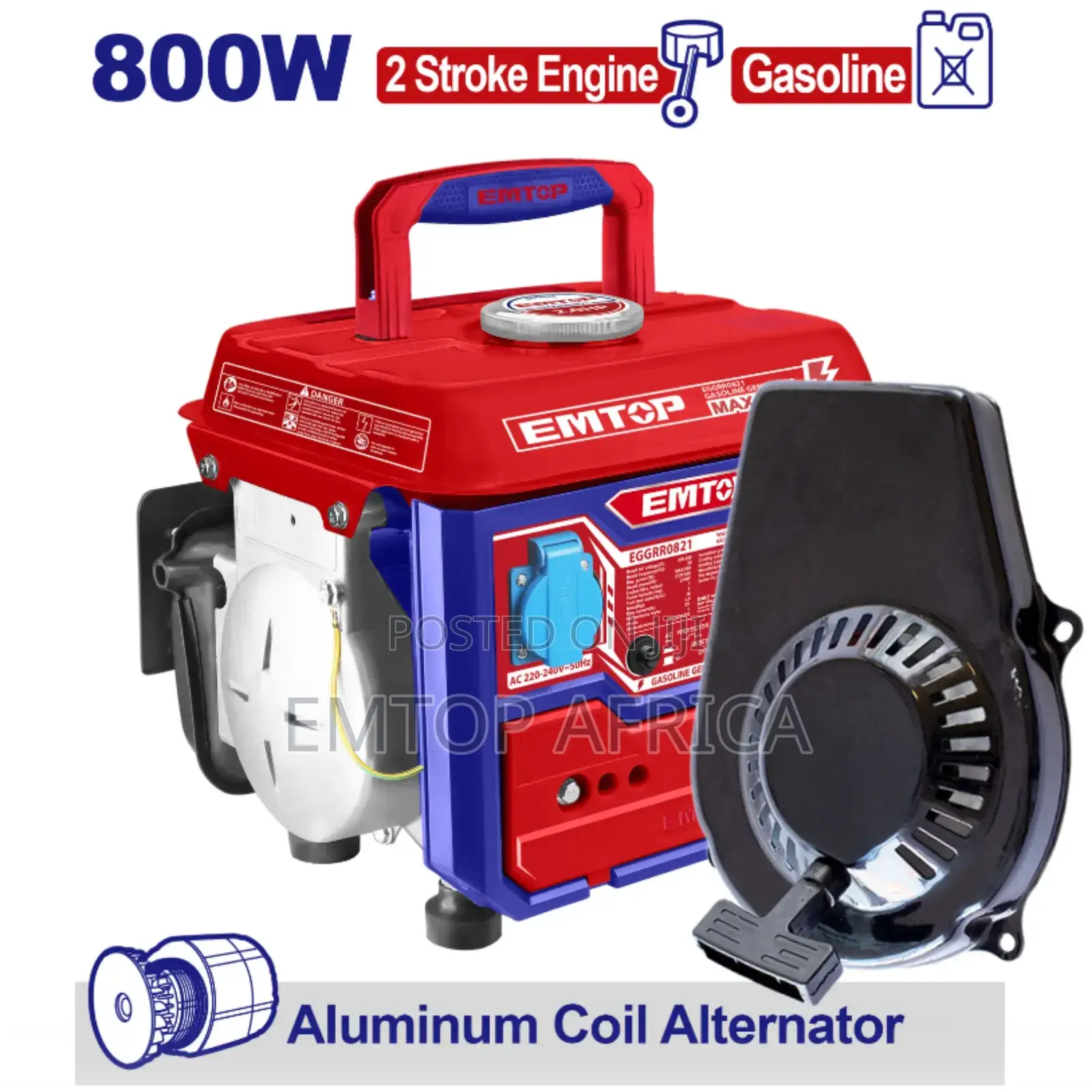 Emtop Eggrr0821 Generator Portable Unmatched Reliability in Kumasi ...