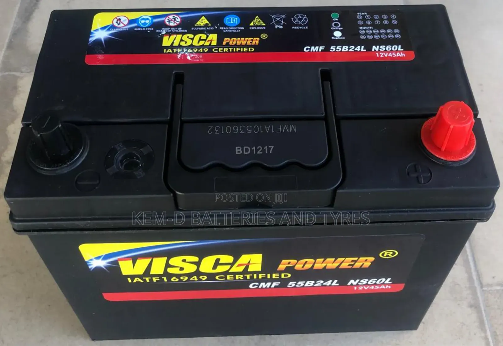13 Plates Visca Car Battery _ Batteries _ Free Delivery in North ...