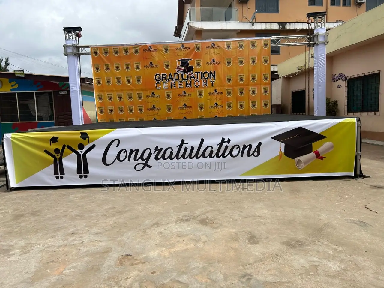 Graduation Stage And Backdrop in Achimota - Stage & Event Equipment ...
