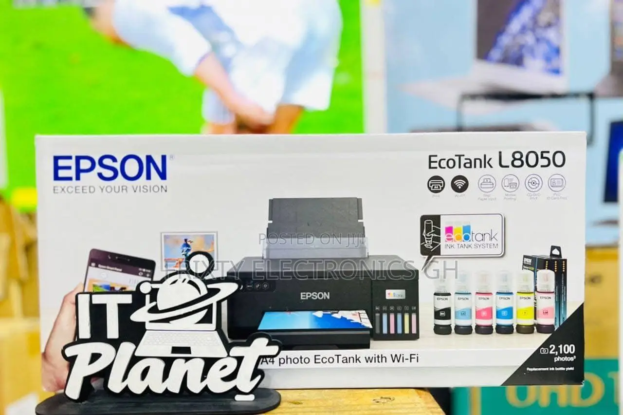 Enhance Performance Epson Ecotank L8050 Ink Tank A4 Printer in Accra ...