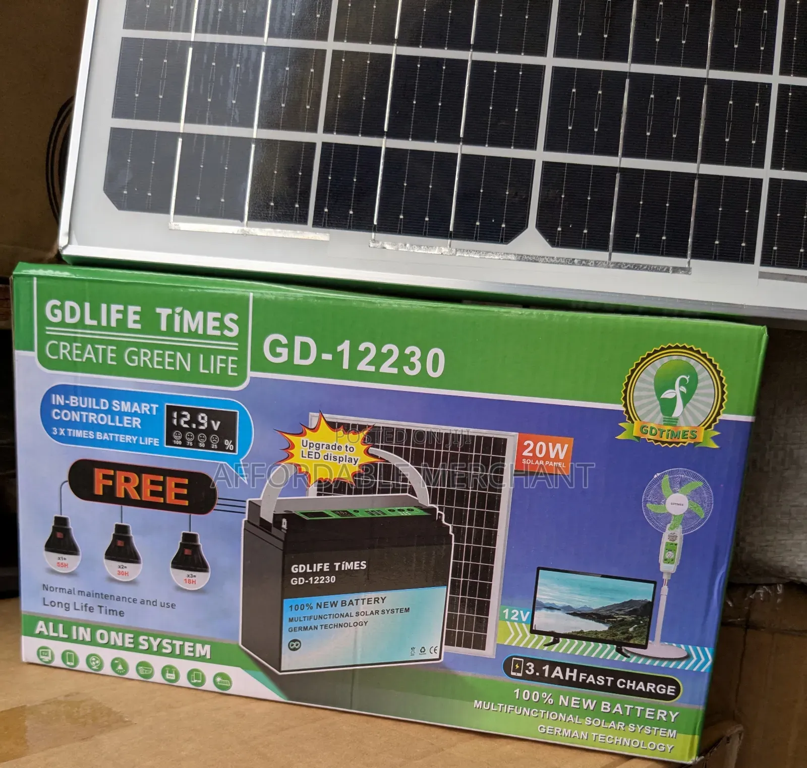 Gdlite All in One Solar Lighting System Set With 3 Led in Accra Metropolitan - Solar Energy, Mr ...