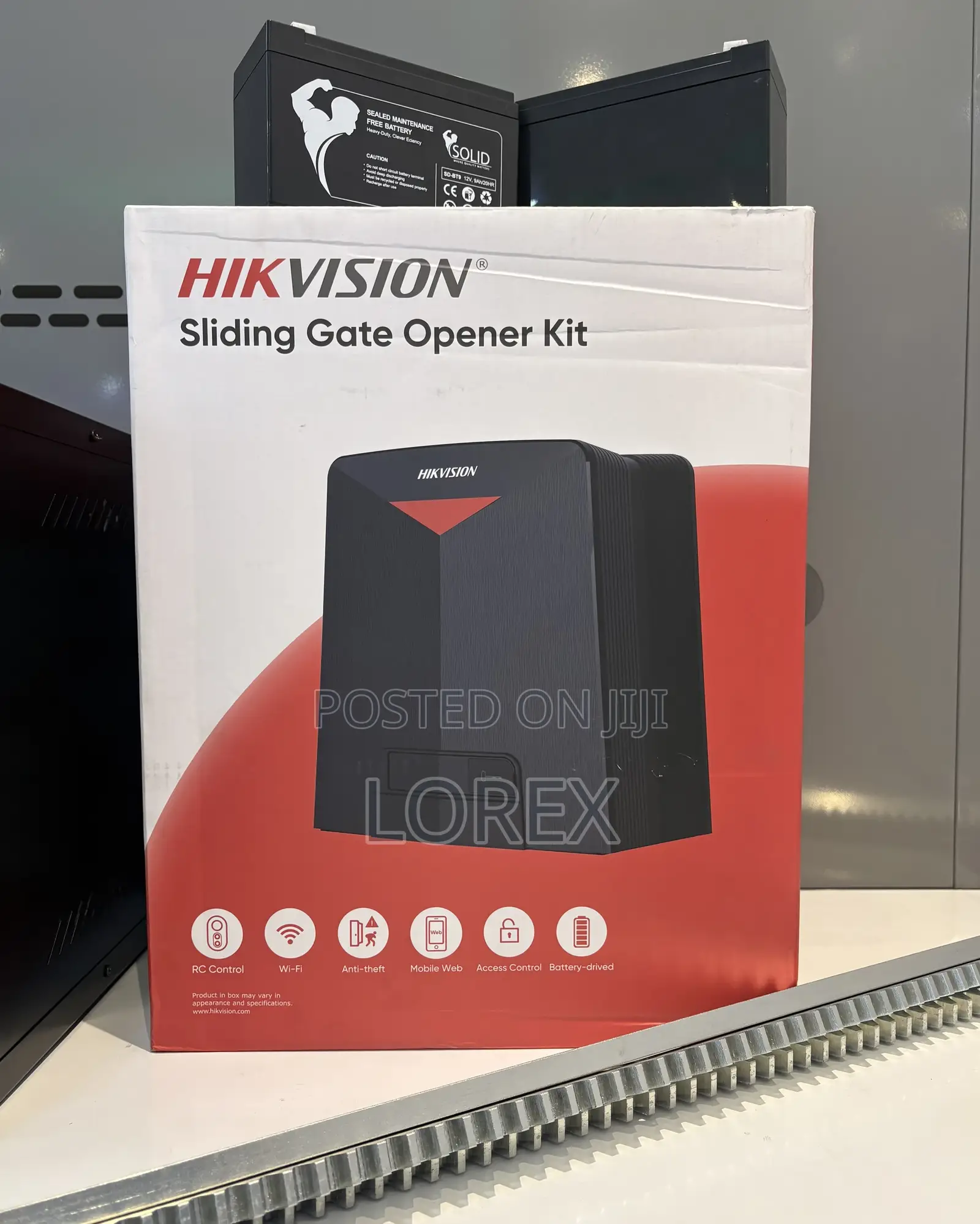 Hikvision Wifi Gate Motor 600kg 2batteries And 4 Meters Rack in Kasoa ...