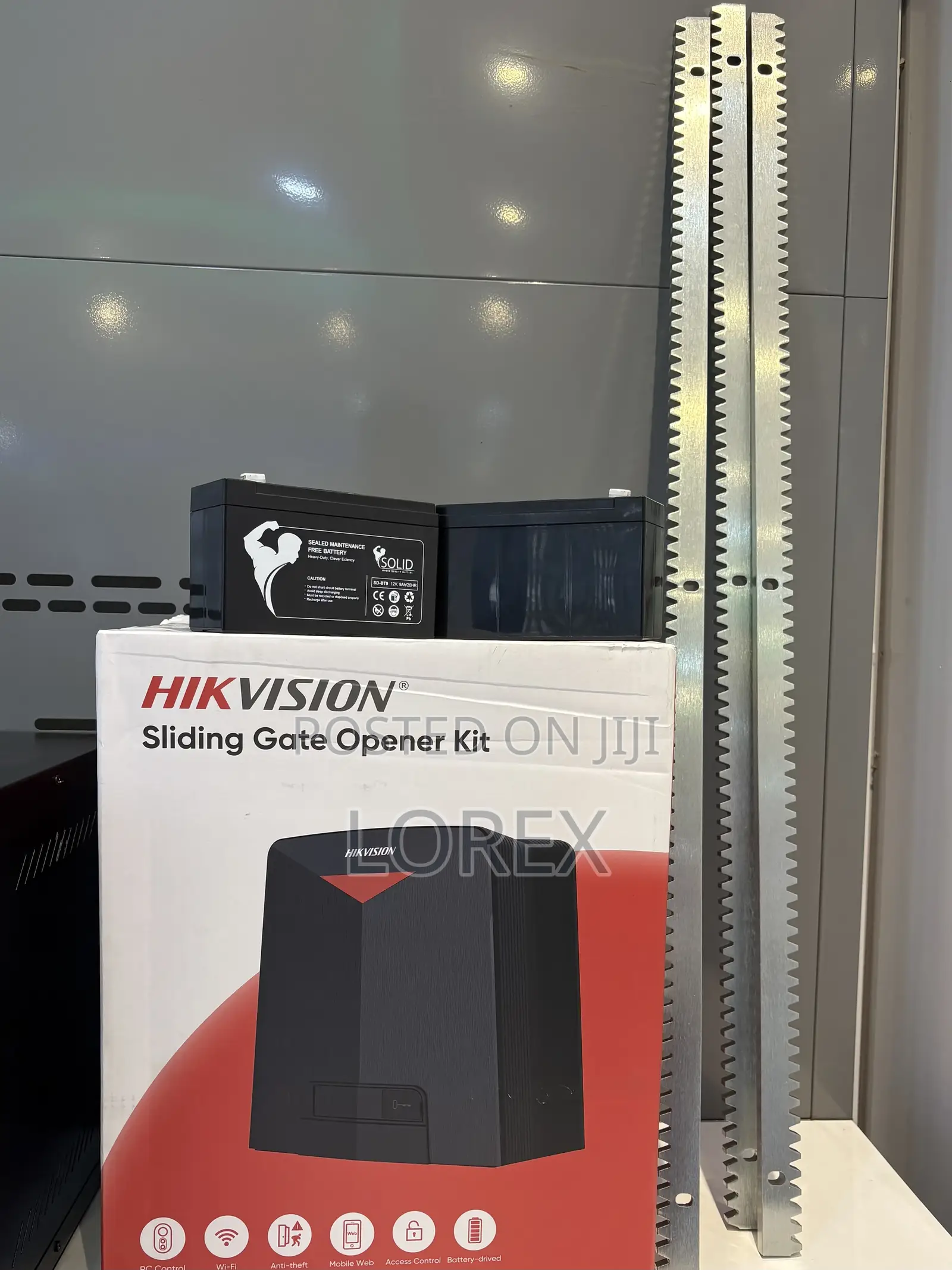Hikvision Wifi Gate Motor 600kg 2batteries And 4 Meters Rack in Kasoa ...
