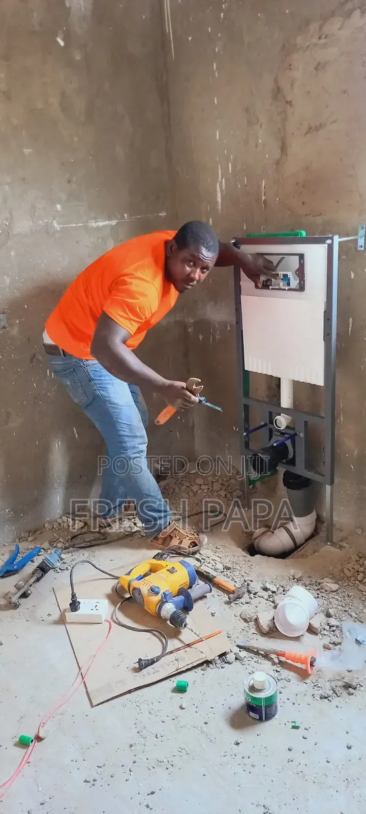 Professional Plumber in Spintex - Building & Trade Services, Fresh Papa ...