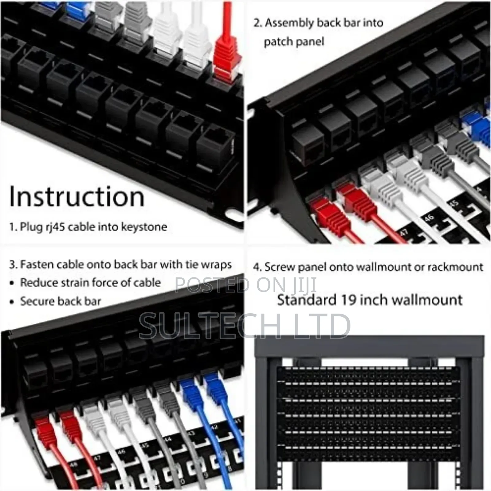48port Rj45 to Rj45 Patch Panel in Abossey Okai - Networking Products ...
