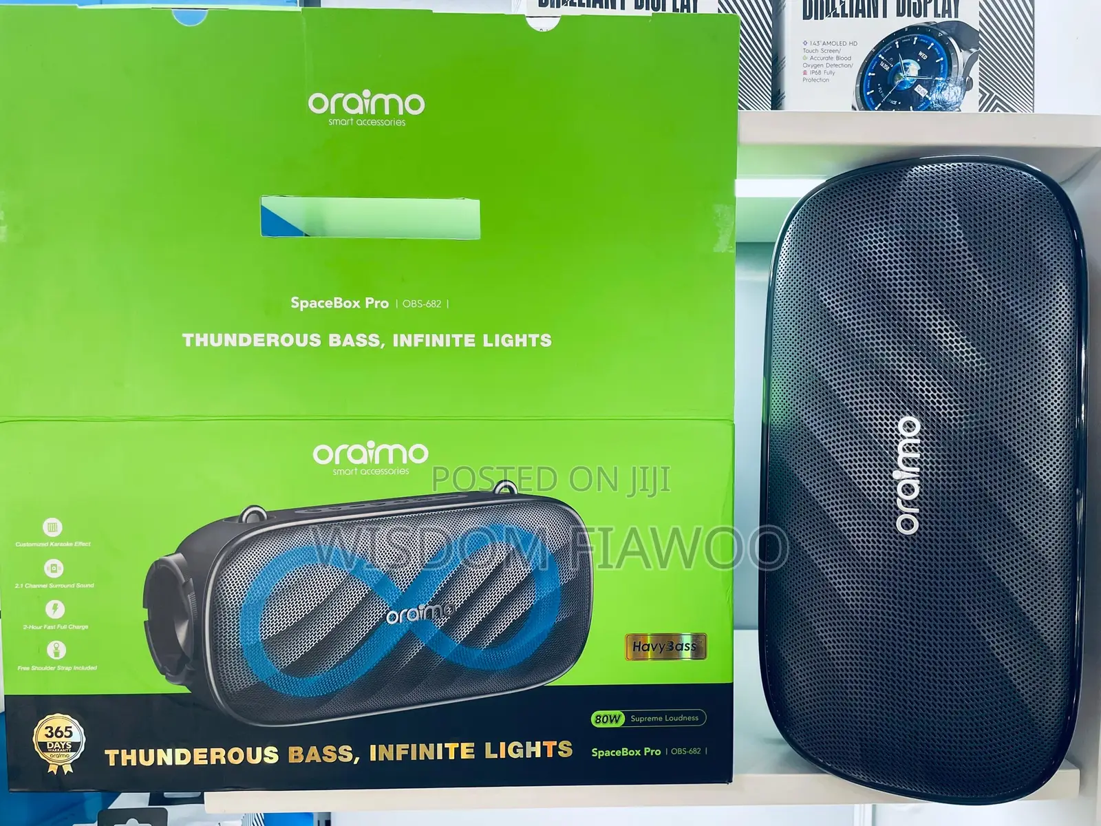 Oraimo Spacebox Pro 80w Karaoke-Support Wireless Speaker in Kokomlemle ...