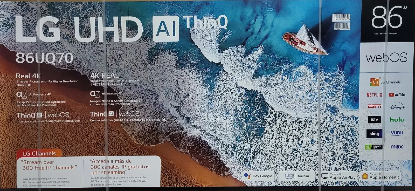 Original Lg 86 Inch Smart Tv Usa. in Accra Metropolitan - TV & DVD ...