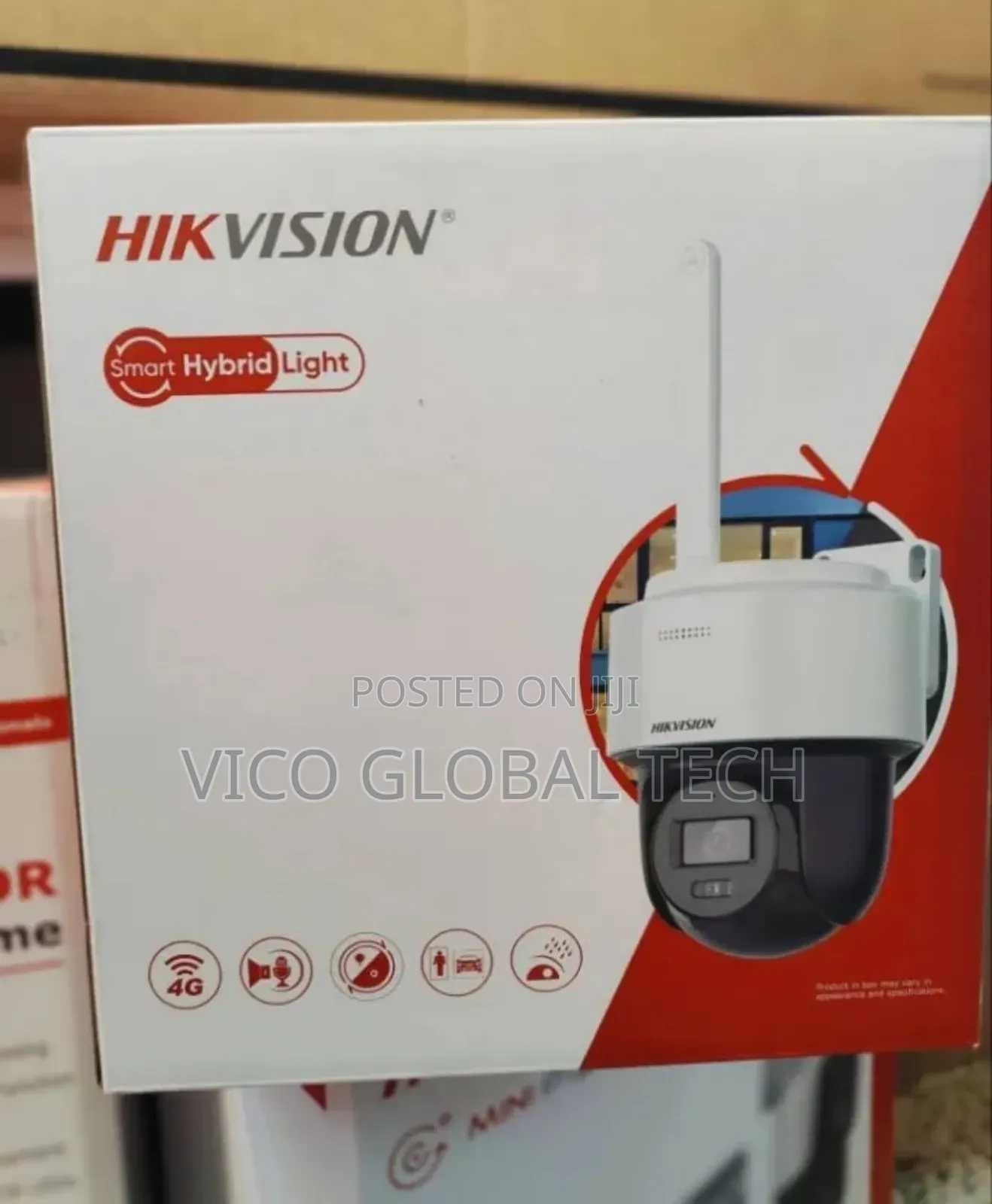 Hikvision 4mp Smart 4g Hybrid Mini Pan/Tilt CCTV Camera in Circle ...