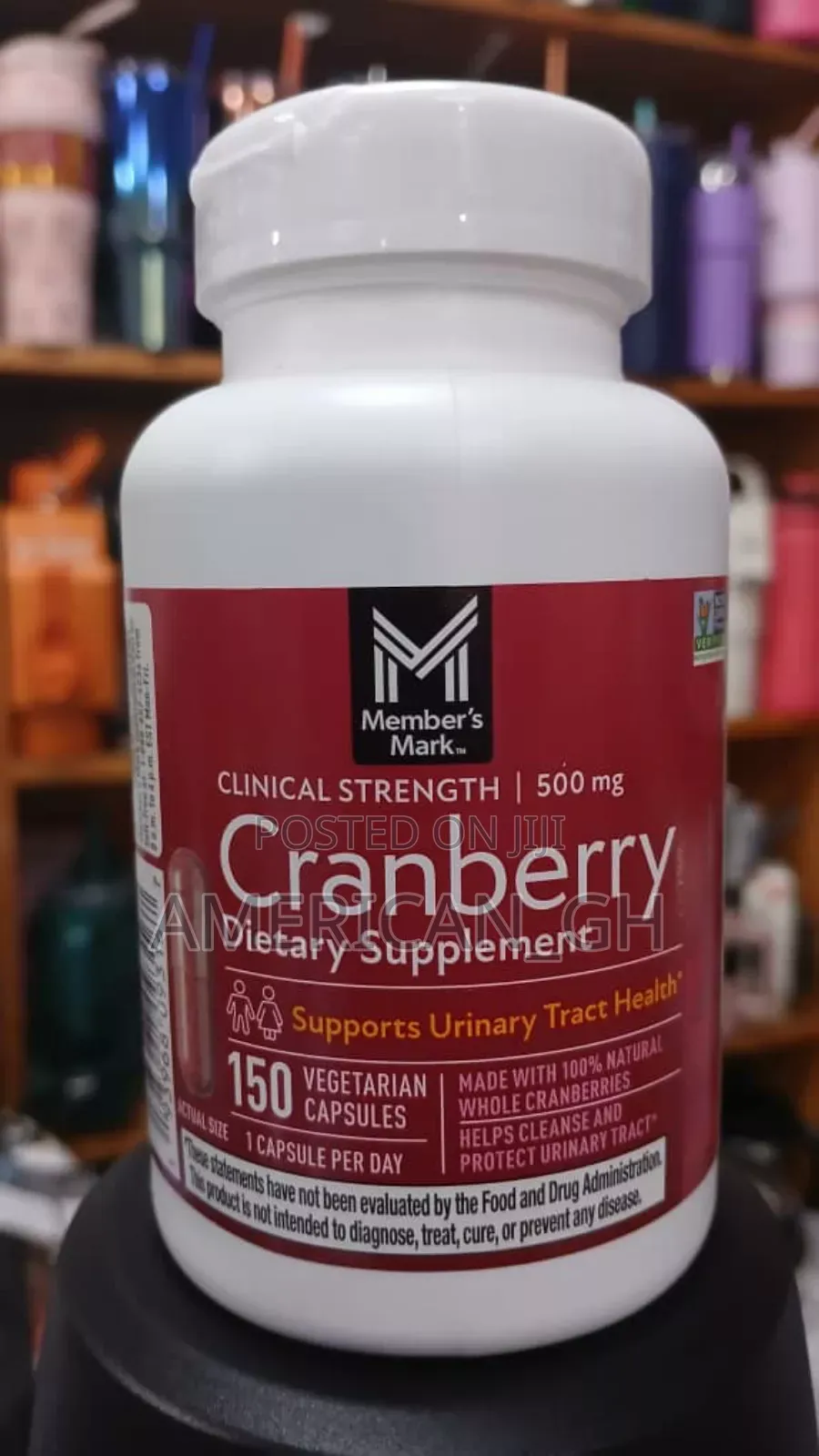 Members Mark Cranberry Dietary Supplement, 150 Capsules in Accra ...