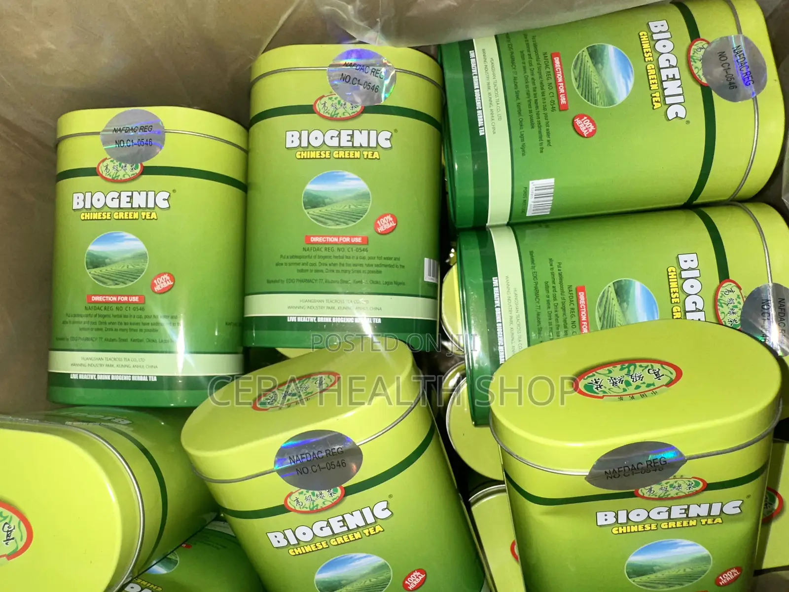 Biogenic Chinese Green Tea for sale - Ceba Health Shop Price: GH₵ 80 on ...