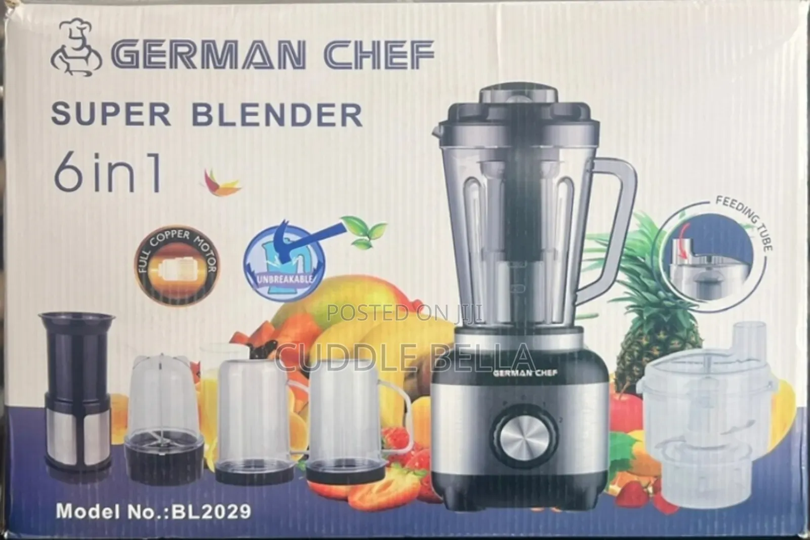 00064 - 6in1 Blender German Chef Bl-2029 in Madina - Kitchen Appliances ...