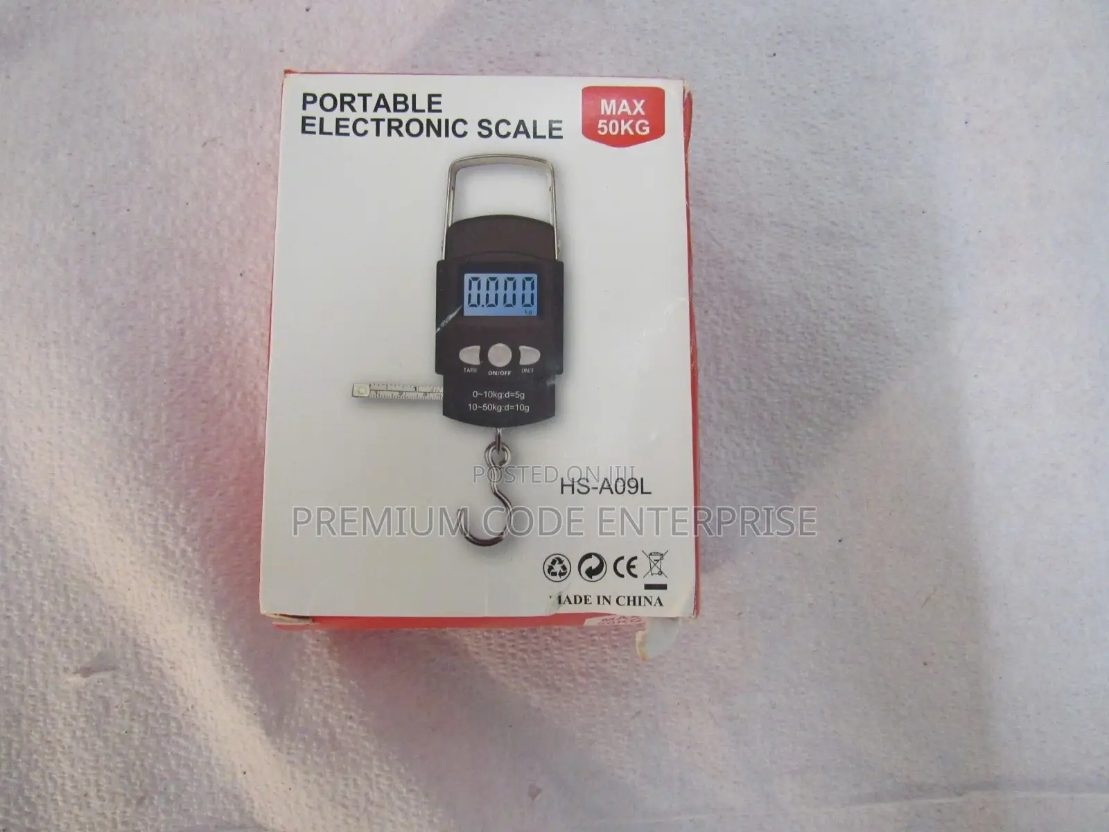 Portable Electronic Digital Hanging Scale – 50kg Max Weight in North ...