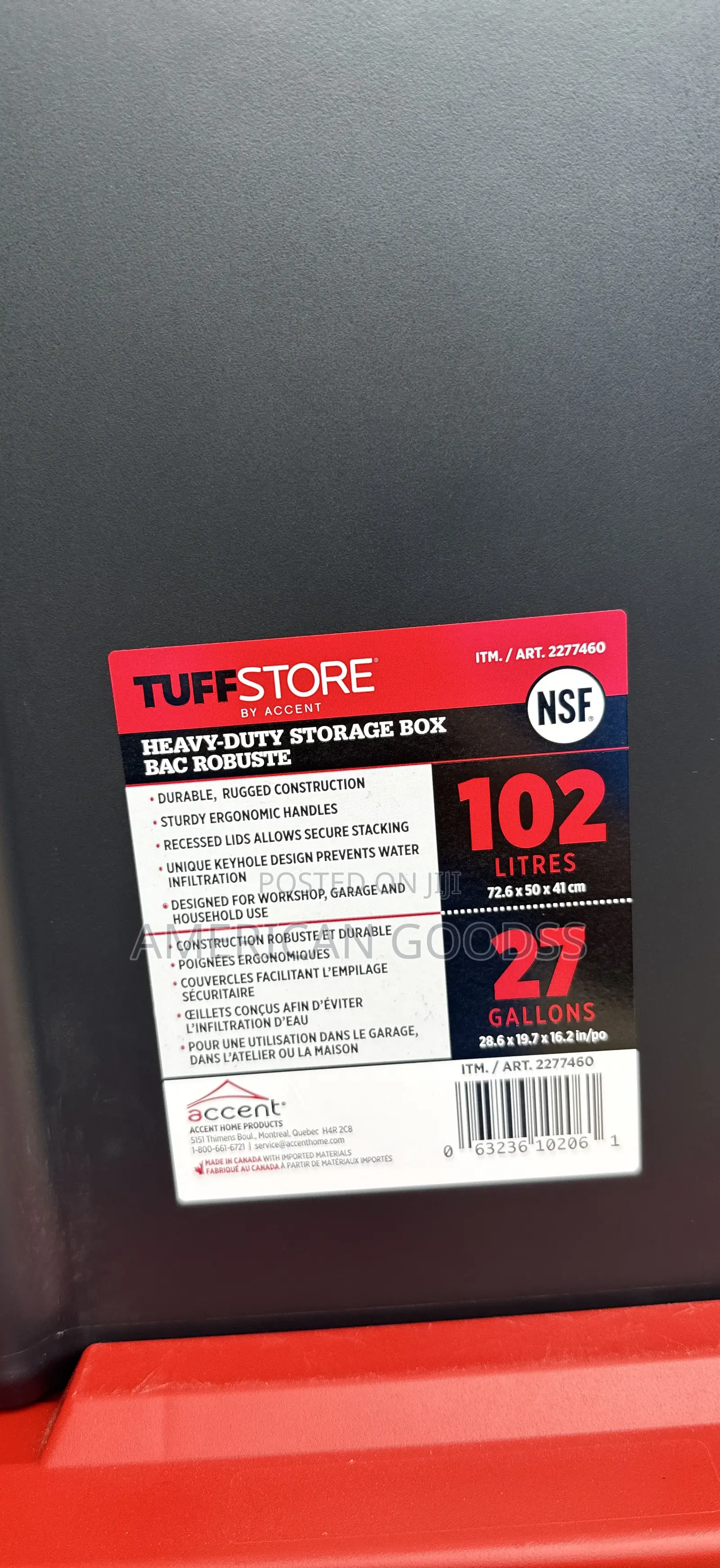 Quality Plastic Chopbox, Chop Box for Shs, Storage Box From Canada in ...