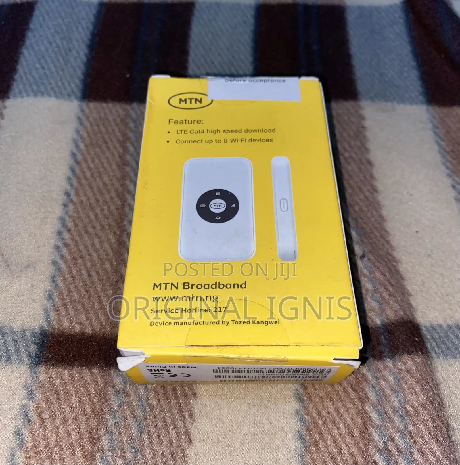 MTN Portable Mifi for sale - Original Ignis Price: GH₵ 250 on Jiji.com ...