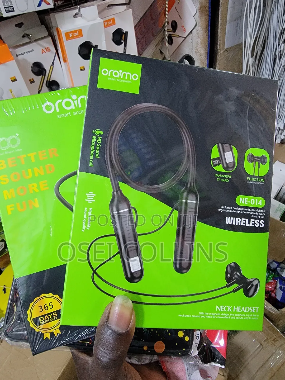 Oraimo Wireless Neck Band in Kumasi Metropolitan - Headphones, Osei ...