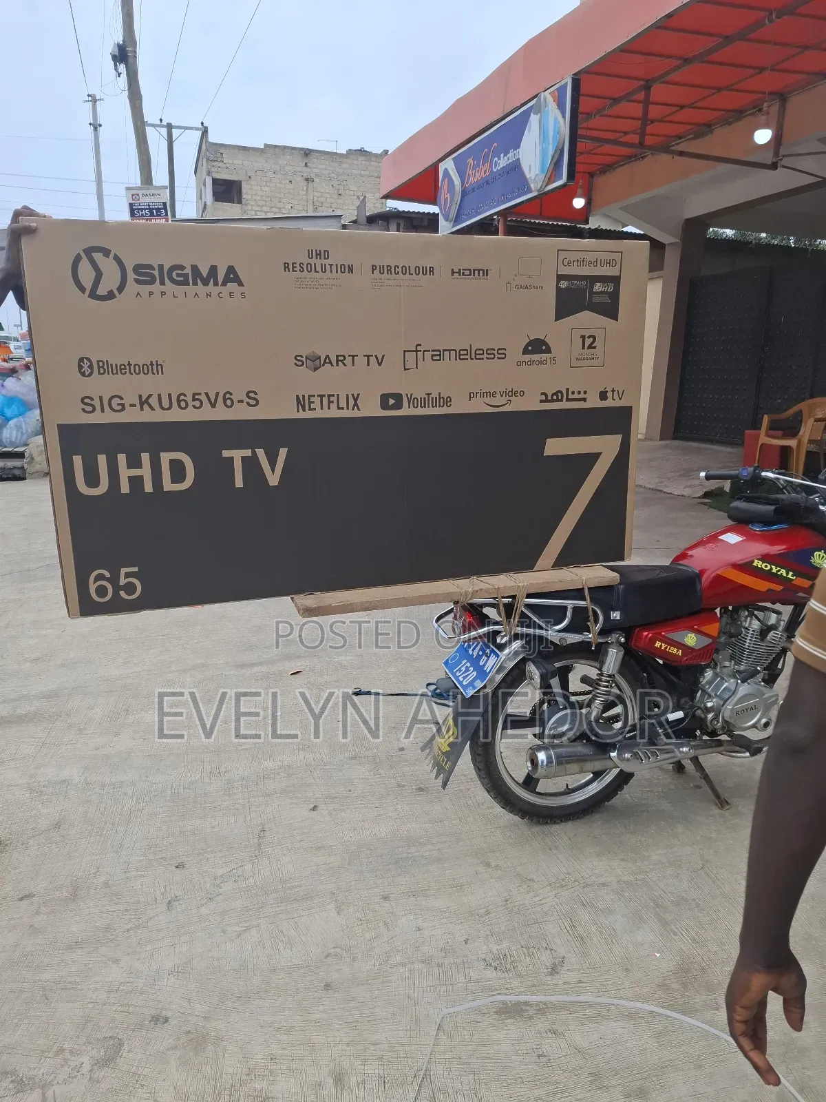 Frameless Sigma 65 Inches Smart Android Tv Uhd Available in Awoshie ...