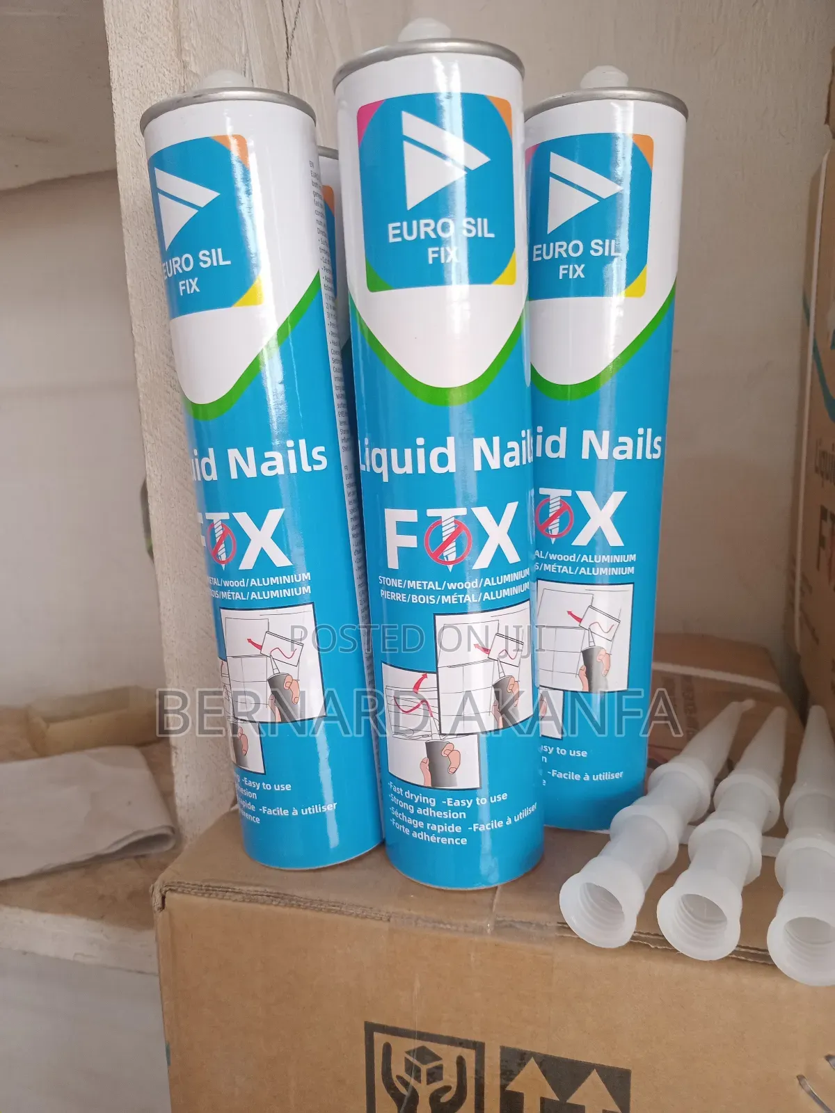 Euro Sil Fix- Nail Glue for Bonding. in Tema Metropolitan - Building Materials & Supplies ...