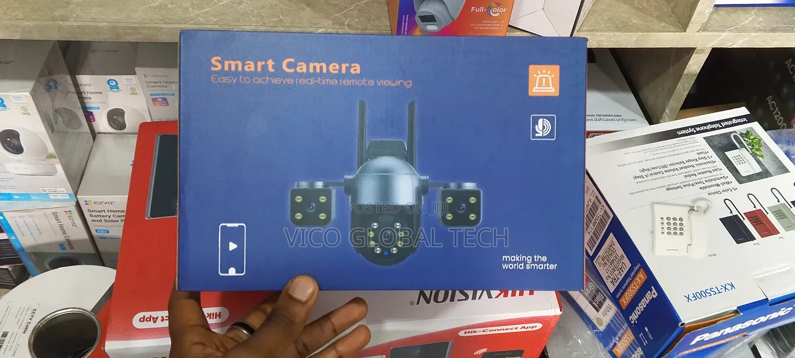 Triple Lens Wifi Smart Camera in Circle - Accessories & Supplies for ...