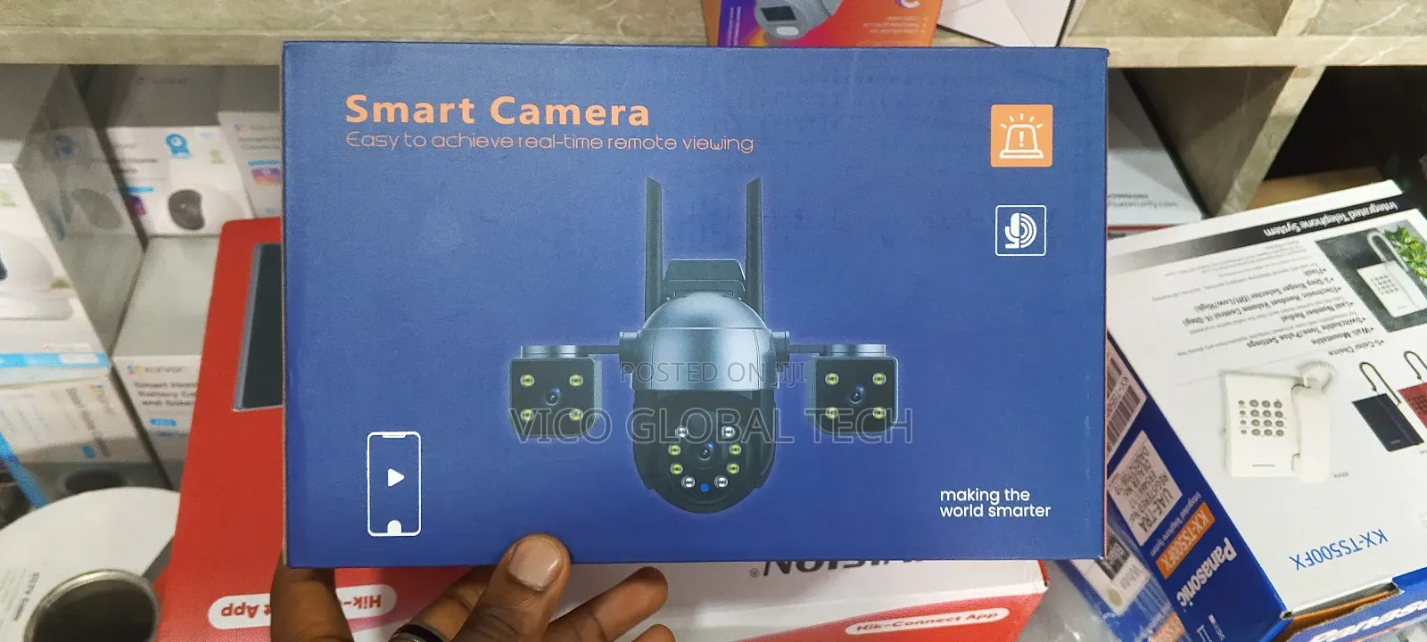 Triple Lens Wifi Smart Camera in Circle - Accessories & Supplies for ...