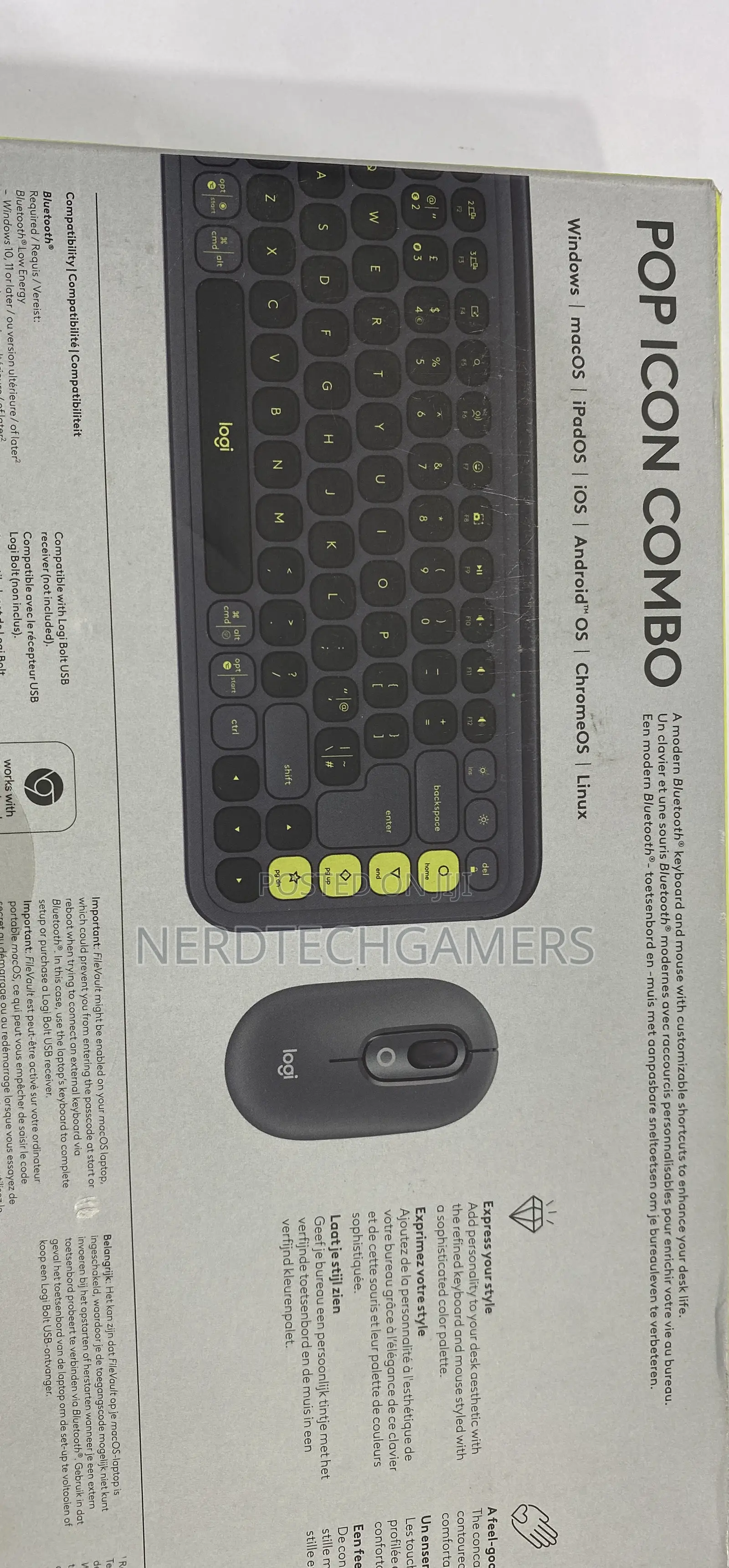 Logitech Pop Icon Wireless Keyboard Mouse Combo (Graphite in East Legon ...