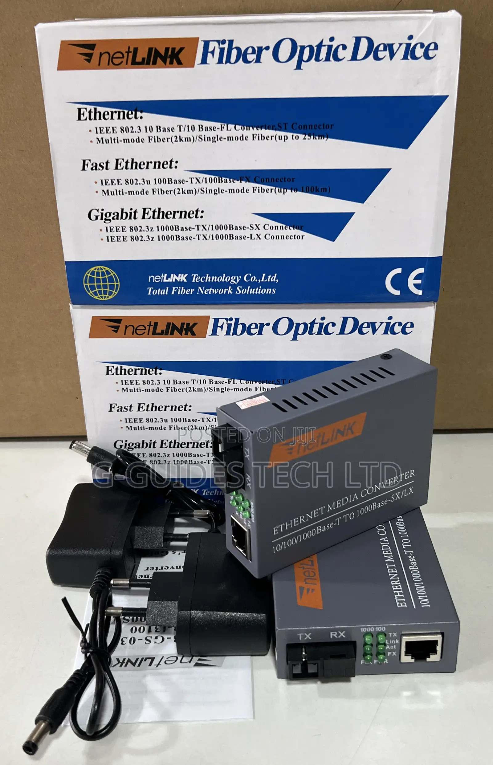 Netlink Gigabit Fiber Optic Media Converter HTB-Gs-03 a/B for sale - G ...