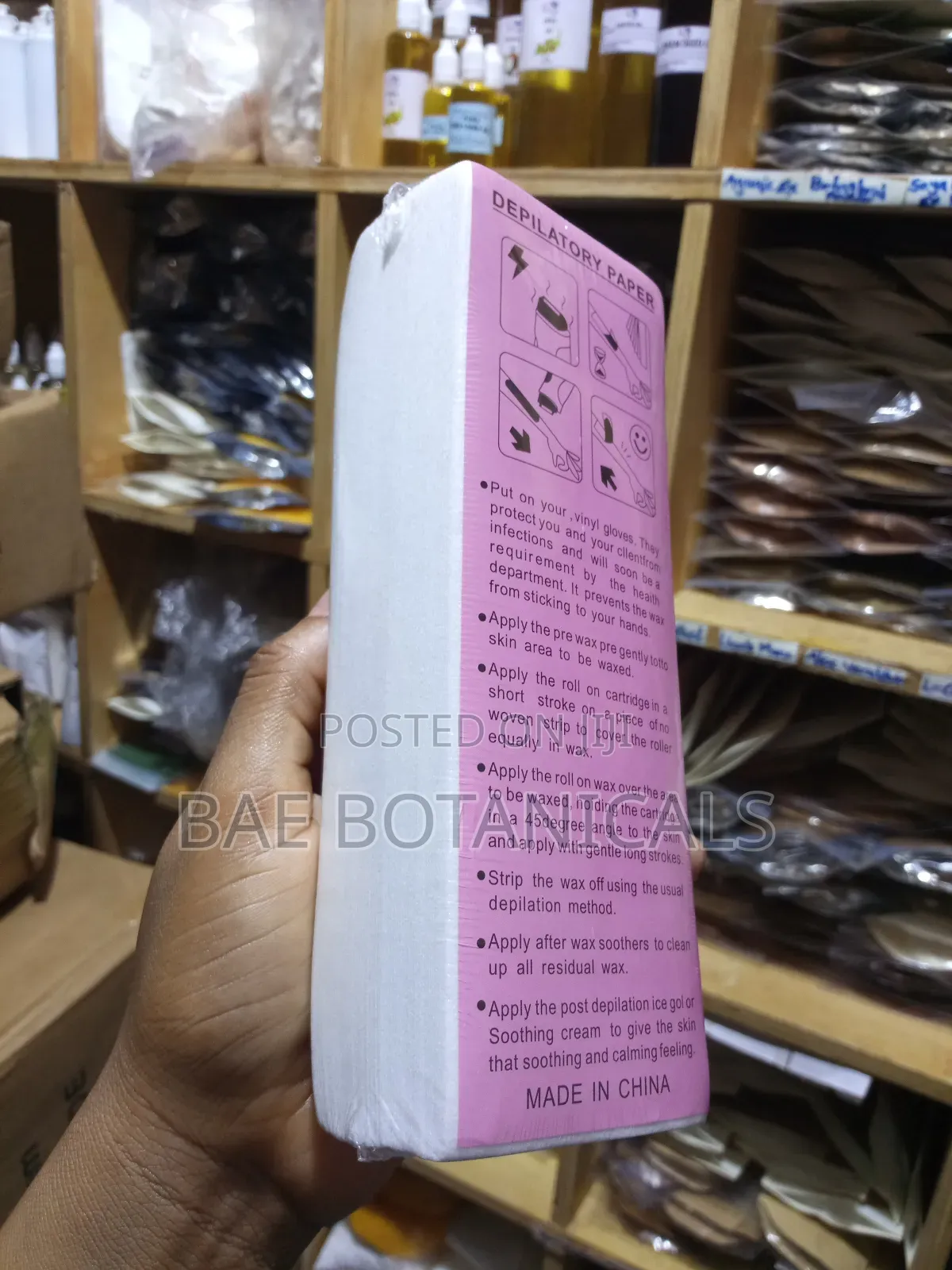 Depilatory Paper for Hair Waxing in Lapaz - Face Care, Bae Botanicals ...