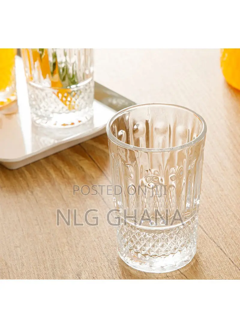 6 PCS 180ml Silva Water Glass Set - Transparent. Ehx1232 in Spintex ...