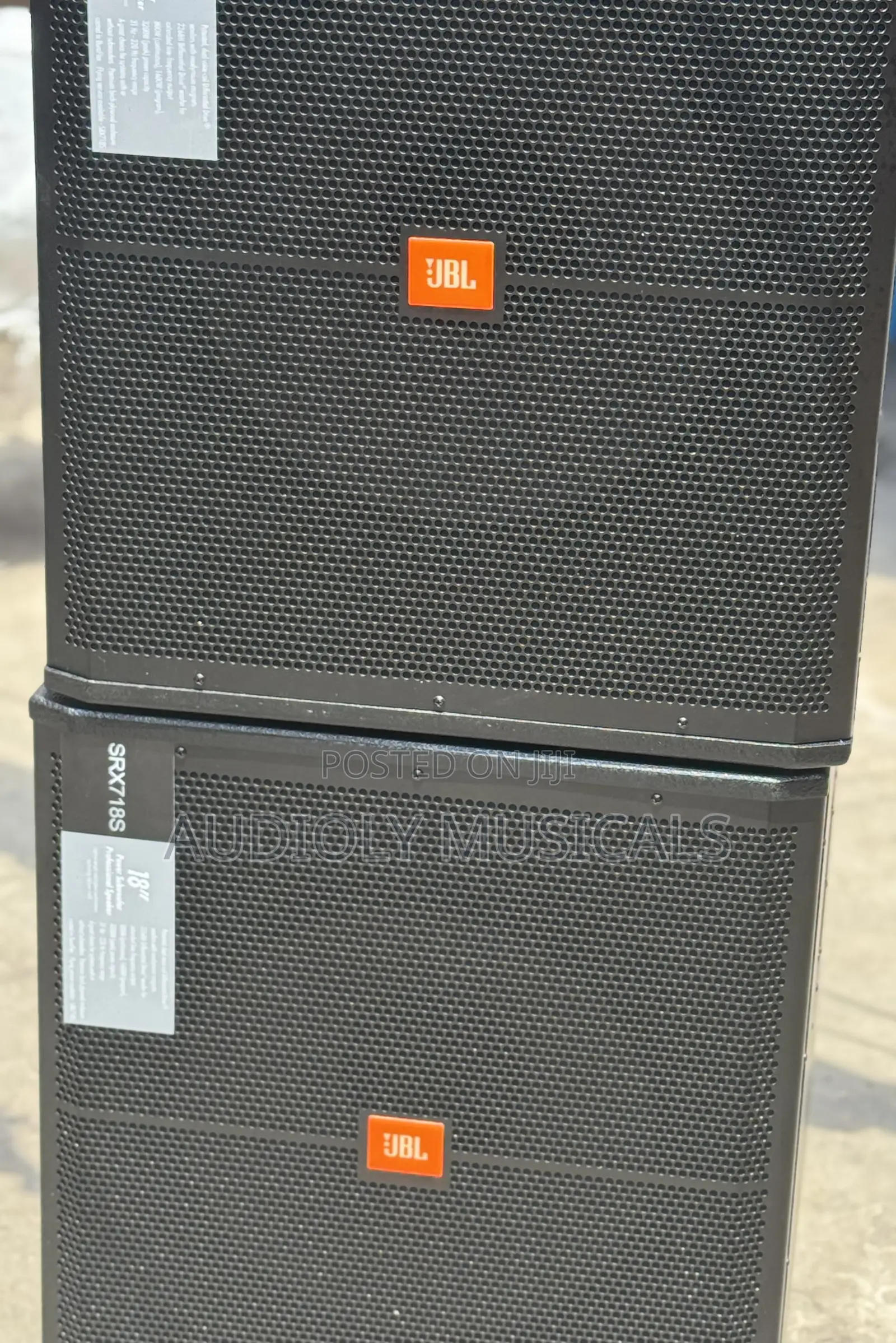 JBL Active Single Bass Speaker (Pair) in Accra Metropolitan - Audio ...