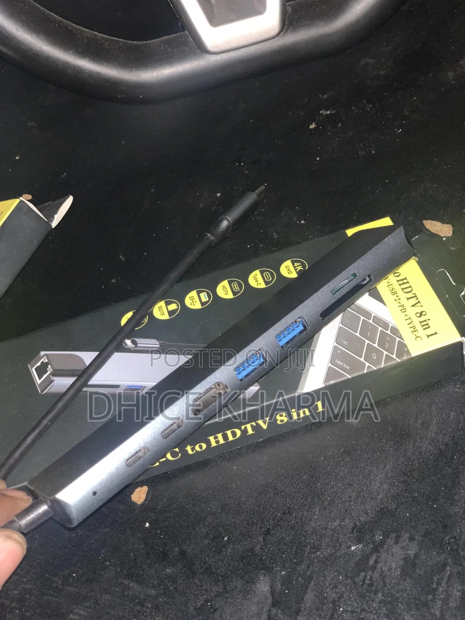 8 in 1 Usb C Hub Ultra Hd Pd Adapter in Oyarifa - Computer Accessories ...