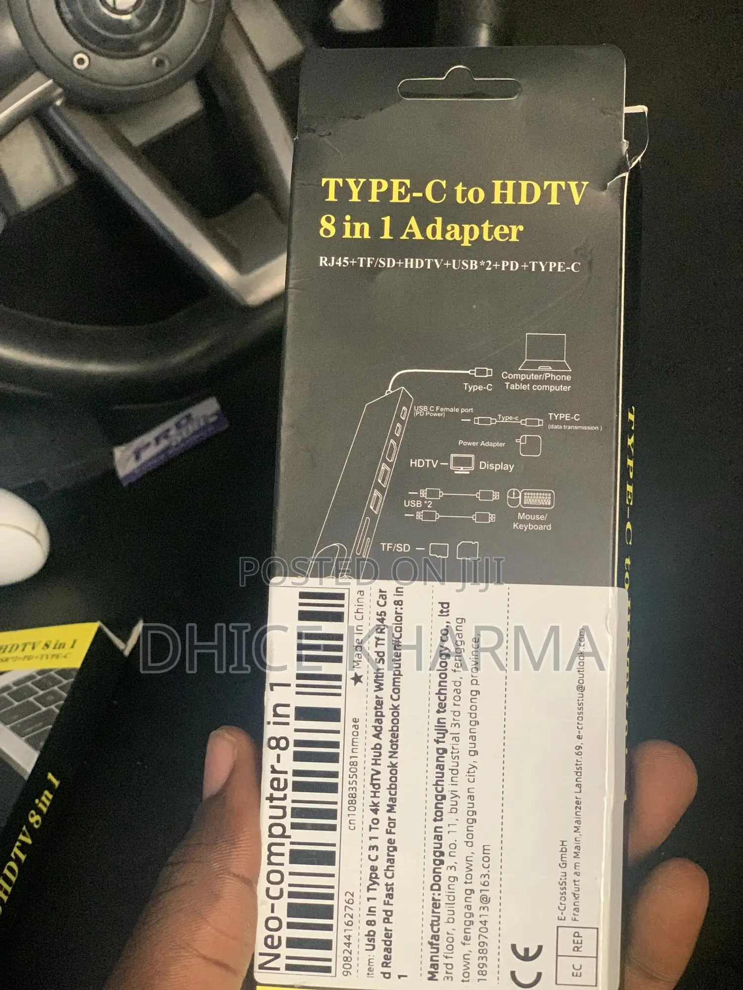 8 in 1 Usb C Hub Ultra Hd Pd Adapter in Oyarifa - Computer Accessories ...